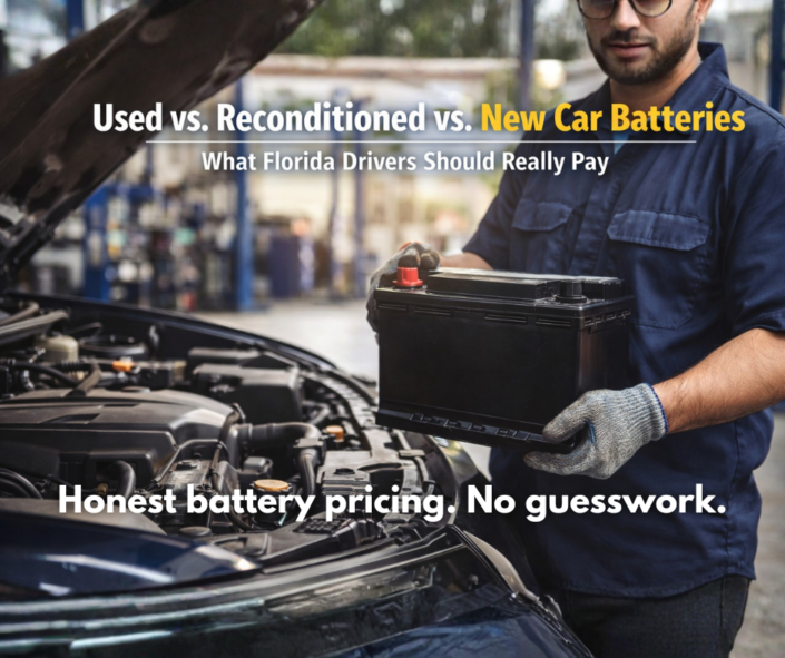 Used vs. Reconditioned vs. New Car Batteries: Honest Pricing for ...